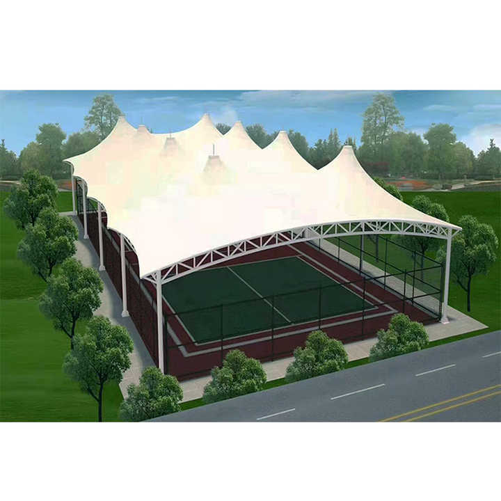 Prefab Football Stadium Pvdf Membrane Roof Soccer Canopy Football ...
