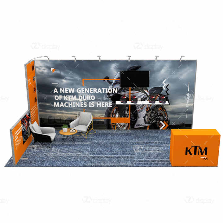 10x20ft Custom Easy Expandable Exhibition Tradeshow Displays