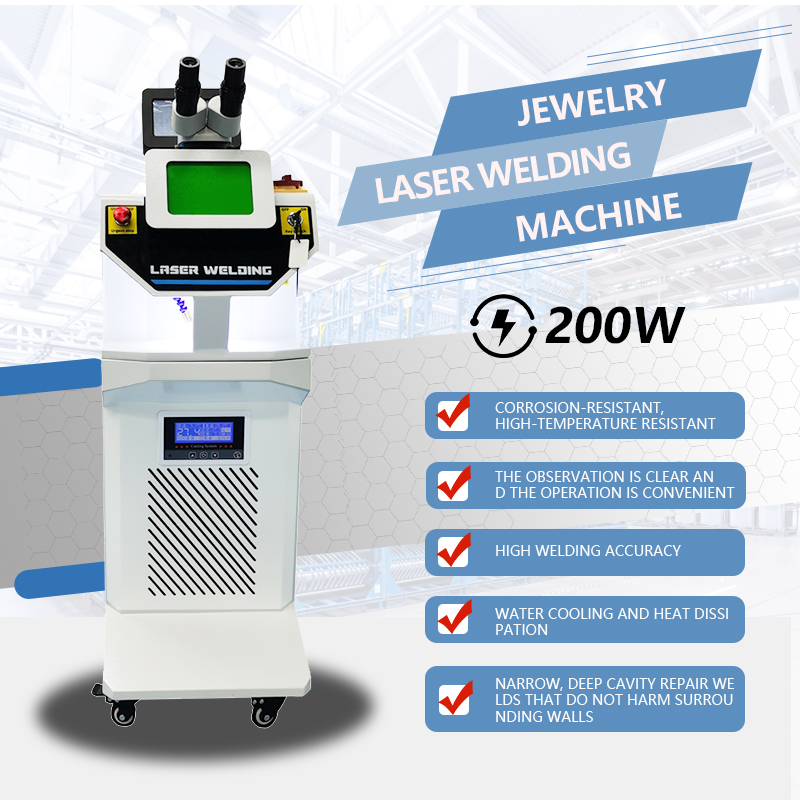 Laser Soldering Machine - 200W YAG Jewelry Welder