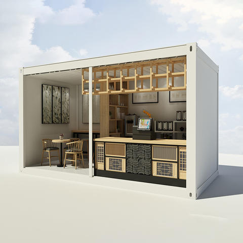 Custom Prefab Modular Houses 20Ft 40Ft Shipping Coffee Shop Container ...