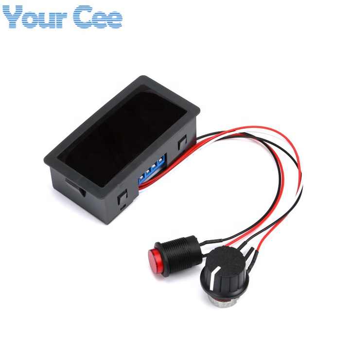 数字发光二极管显示器12V 24V DC PWM DC电机控制器变速调节器PWM速度控制器| Alibaba.com