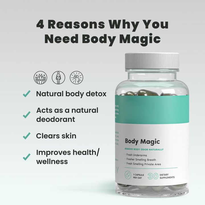 OEM Services Body Magic Chlorophyll Capsules Deodorizing Supplement ...
