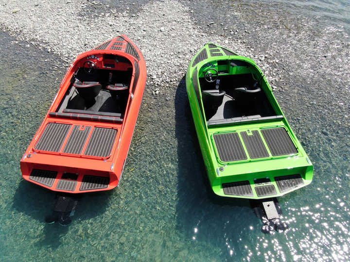 Kinocean 16ft Aluminum Jet Capsule Boat - 175 HP Drifting Fun