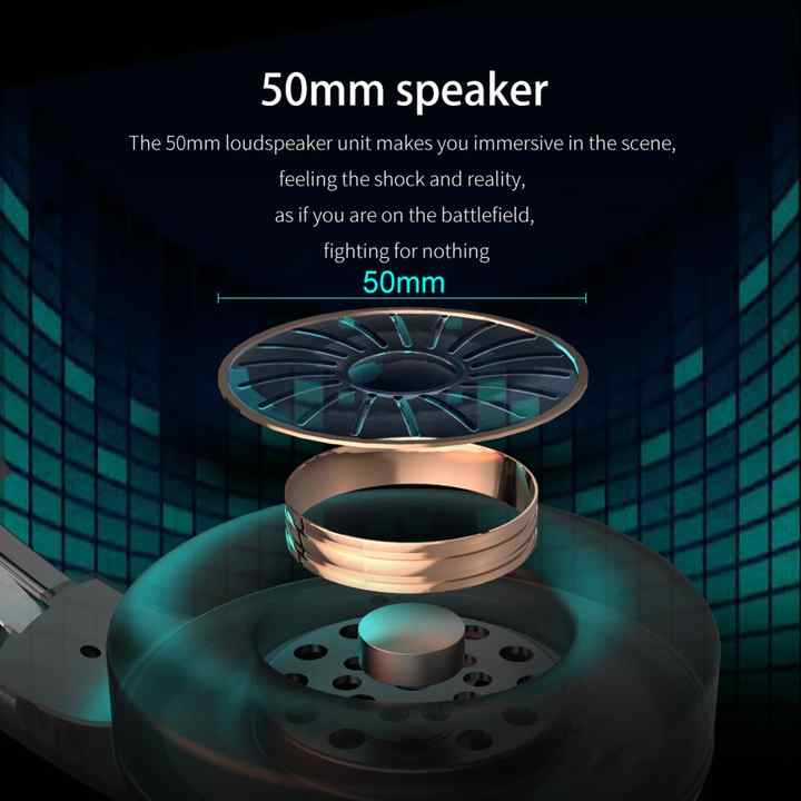 AULA S603 Gaming Headphones - Deep Bass & Active Noise-cancellation