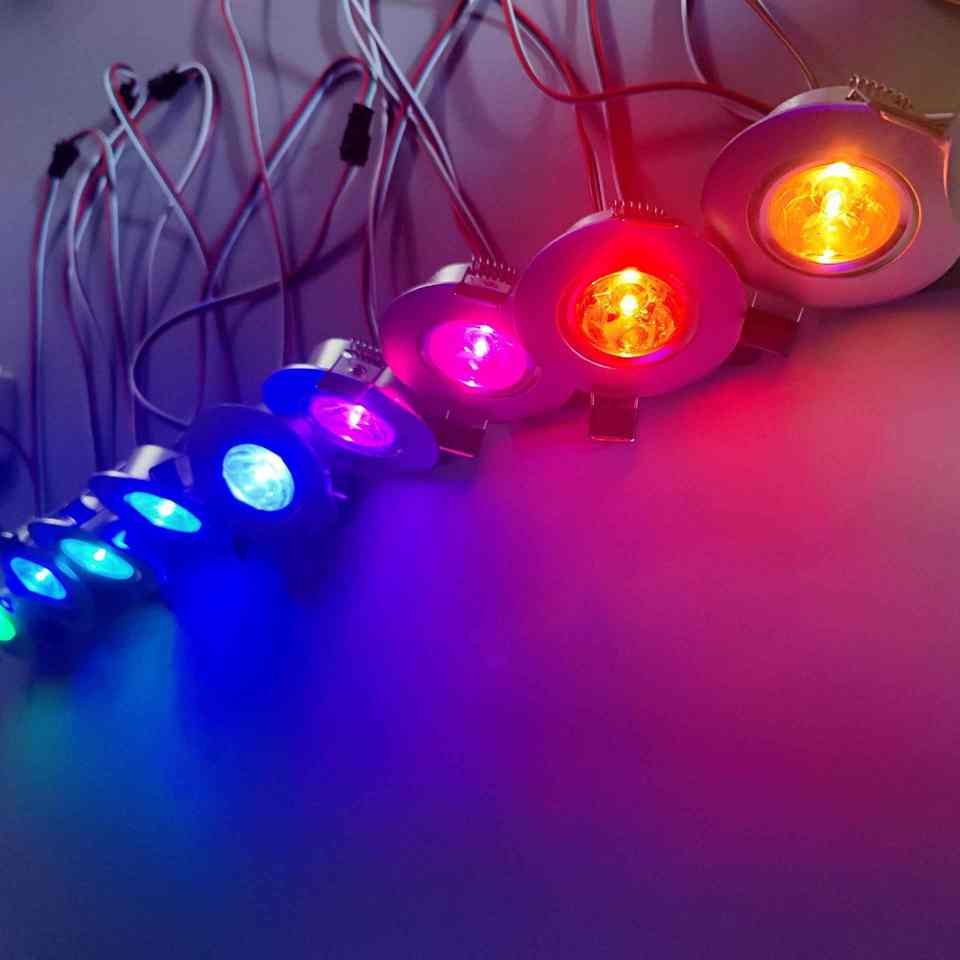 24V Pixel RGB Full Color WS2811 3W Magic Ceiling Spotlights Atmosphere ...
