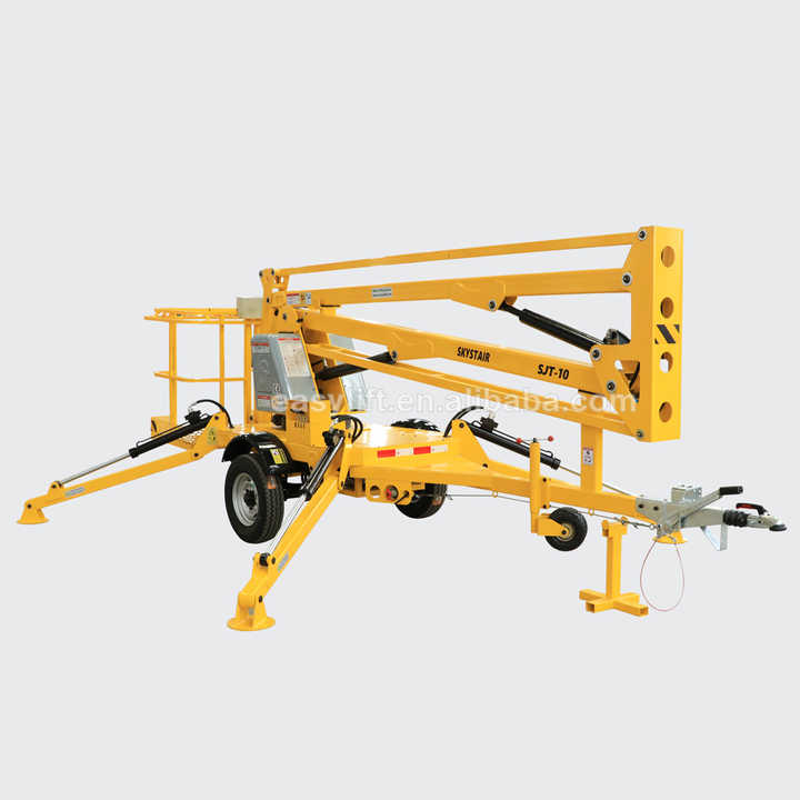 Portable Mobile Articulating Towable Boom Lift Trailer Boom Lift