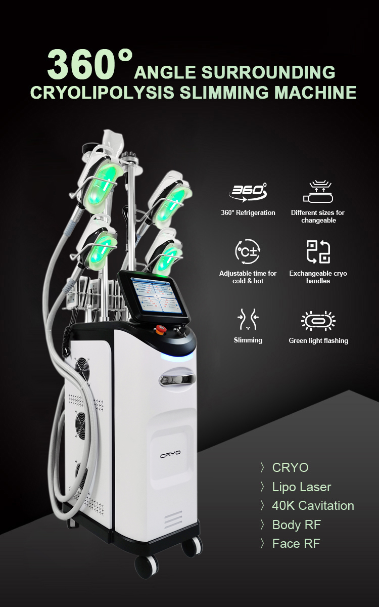 Cold Cryotherapy Slimming Machine - 360 Cryo Body Sculpting Machine