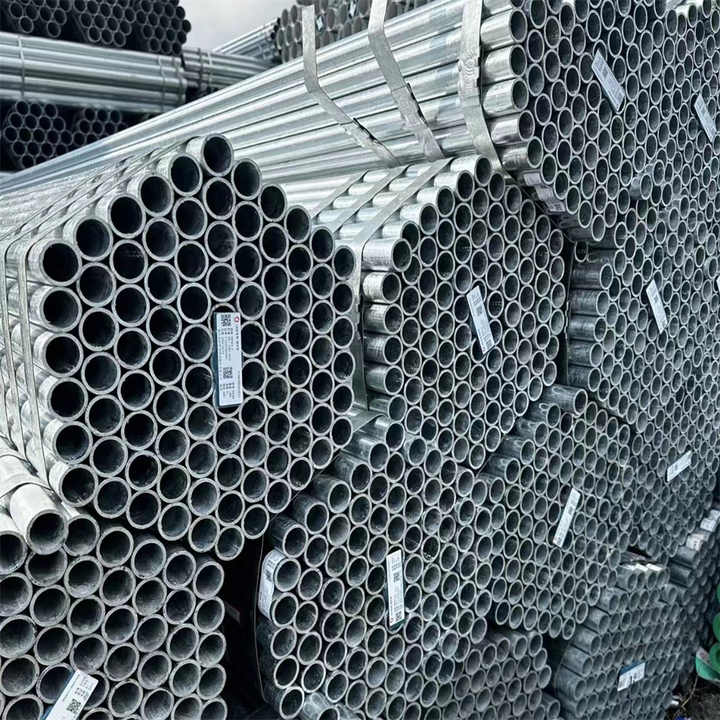 JIS Galvanized Steel Round Pipe 1/2" 3/4" 1" 1.5" 2" 2.75mm-4mm Thick ...