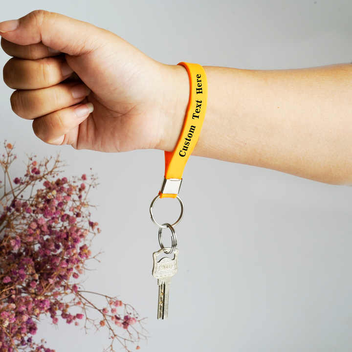 Custom 2D/3D Silicone/Rubber/PVC Keychain Keyring - Soft Wristband Key ...