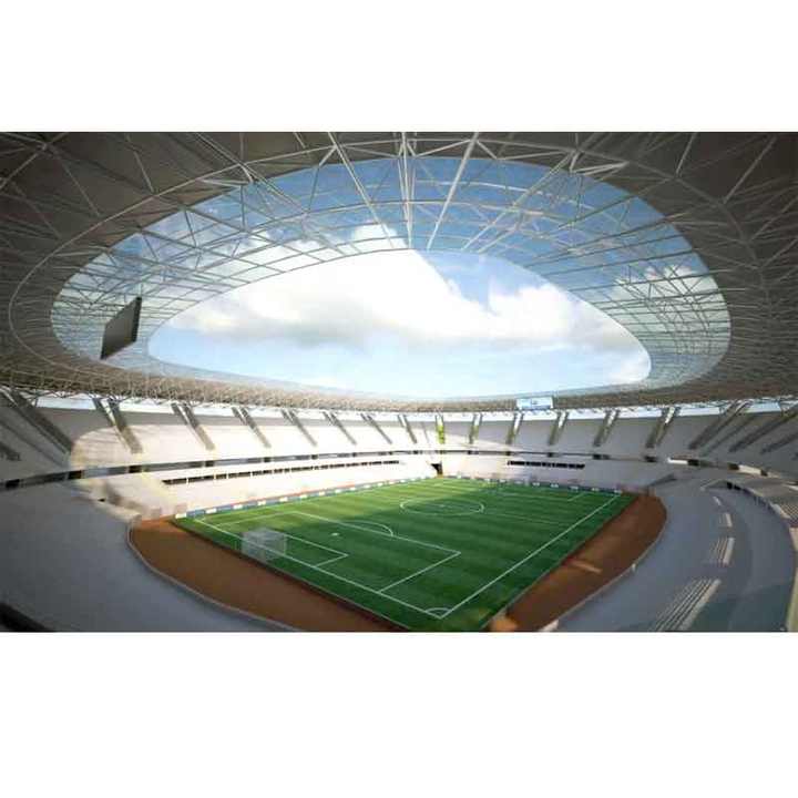 Prefab Football Stadium - Durable Steel Canopy Structure