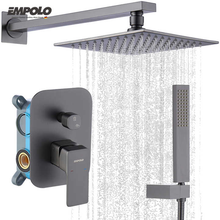 Empolo Wall Mounted Concealed Shower Set - Single Handle