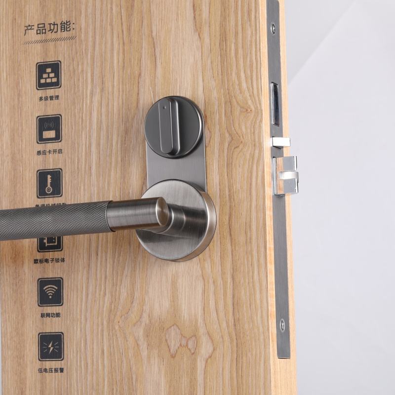High Strength Smart Hotel Lock RFID Card Reader Stainless Steel Body ...