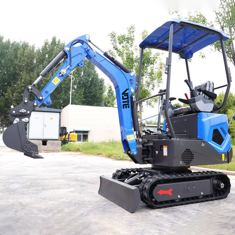 High Quality 1.2Ton Mini Excavator diesel Kubota Engine Garden Micro ...