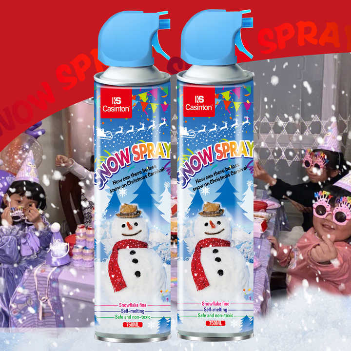 Artificial Snow Spray Party Foam Snow Spray Birthday Party Decoration ...