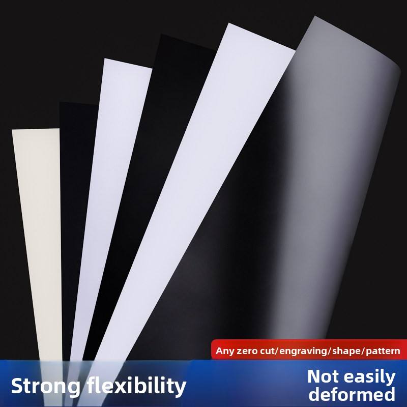 PVC Plastic Sheet Black White Hard Ceiling Panel Billboard Fish Tank ...