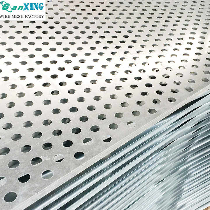 Round Hole Punching Metal Mesh Panel 10mm for Indoor Insulation ...