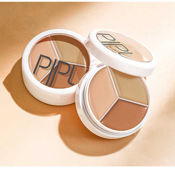 PIPL 3-Color Concealer Concealer Palette Cover Spots Acne-Scars Dry ...