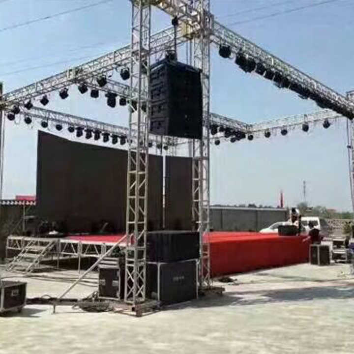 Aluminium Truss with Speaker System for Outdoor Events