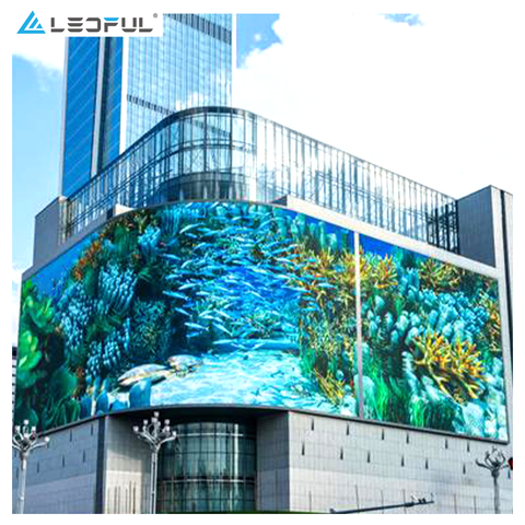 LEDFUL Flexible LED Curtain Net Video Wall for Outdoor Advertising