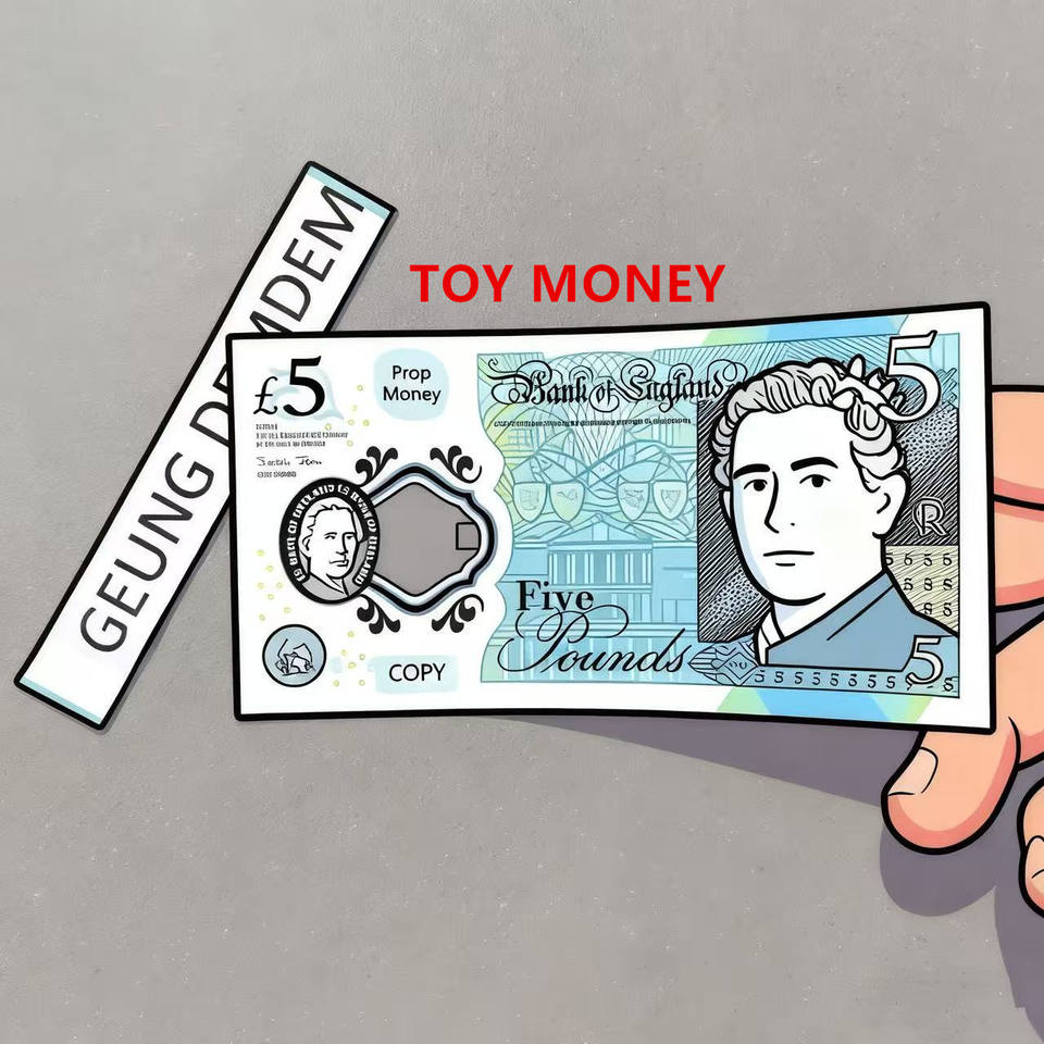 ULTRATHIN Clear Polymer Prop Money UK - Realistic GBP Pound Notes for ...