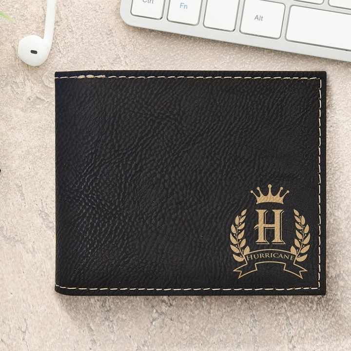 Shop Wholesale Laser Engraving PU Leather Wallets Bifold