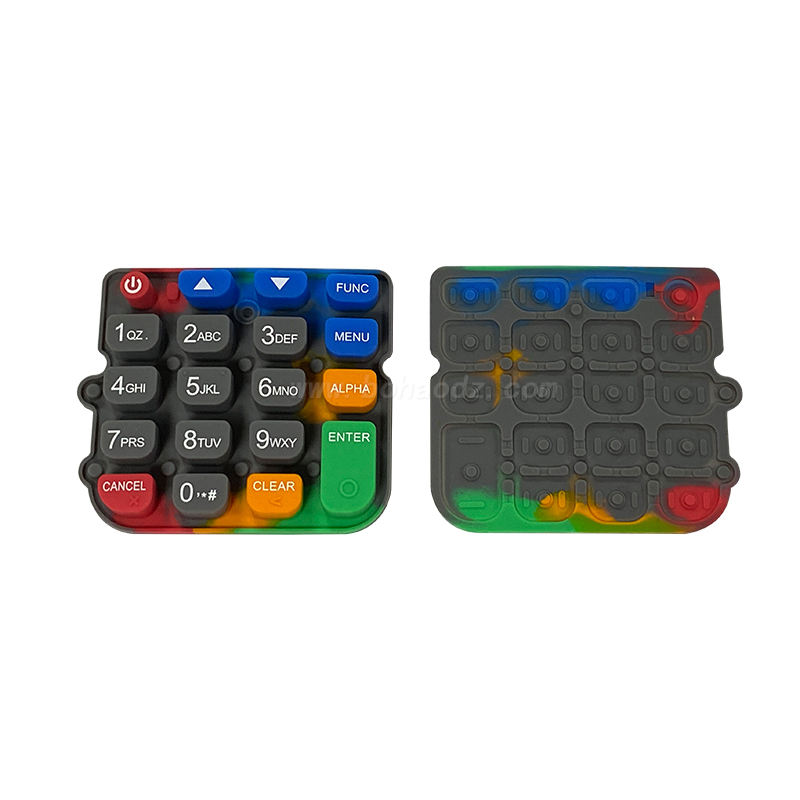 Customizable Silicone Rubber Membrane Keyboard POS Keypad for PAX S80 ...