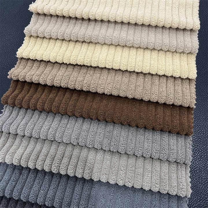 100% Polyester Corduroy Velvet Fabric - Waterproof & Durable