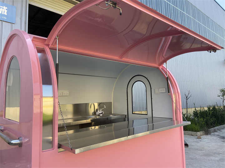 Cheap Boba Comida - Enjoy Outdoor Street Apple Green Kiosk