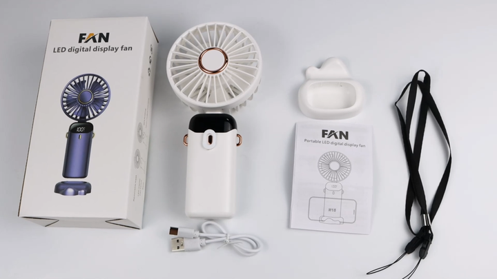 Portable Handheld Fan - High Efficiency & Rechargeable