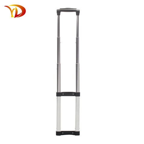 Aluminum quality suitcase telescopic parts trolley handle with wheels ...