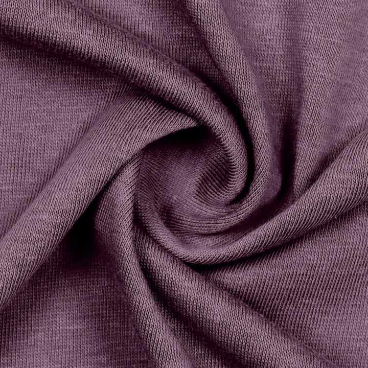 TC 160g Cotton Knitted Fabric with Snowflake Plain Weave Short Sleeve ...