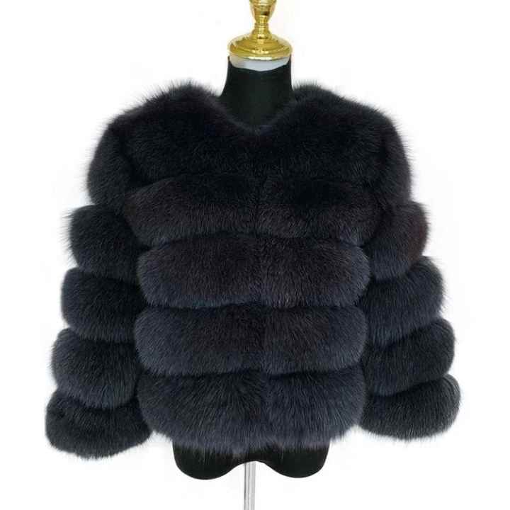 Shop Our Wholesale Real Fur Long Sleeves Fashion Women's Coats