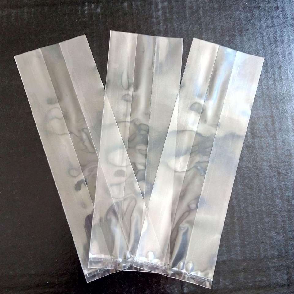 LDPE Waterproof Transparent Side Gusset Flat Poly Bags Gravure Printing ...