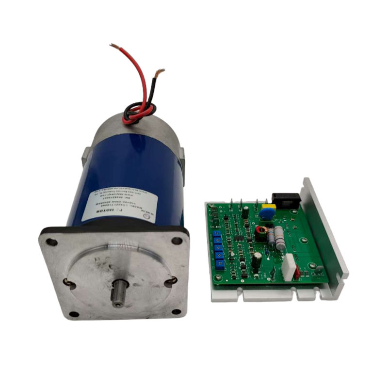 220V Brushed DC Motor - 80W Permanent Magnet High Efficiency
