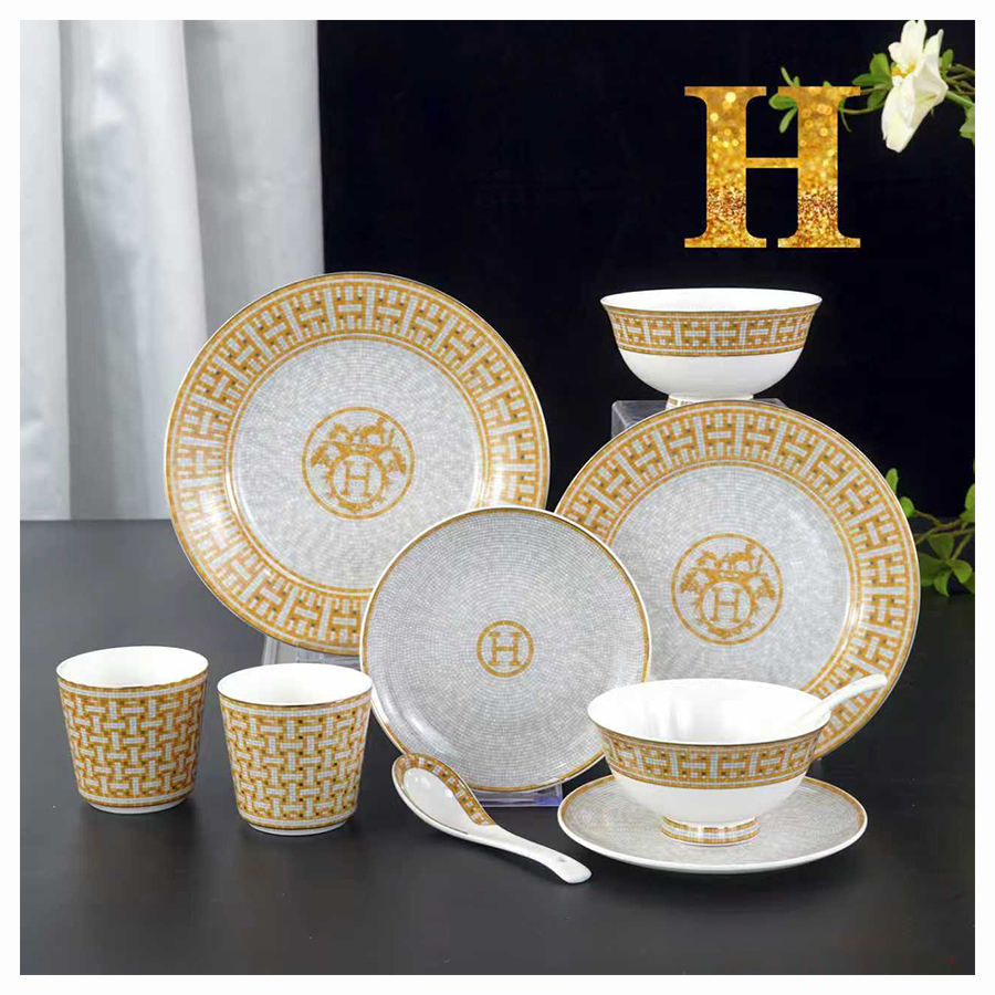 72 Pcs Buffet Serving Kichen Assesories Cooking Gold Charger Plates ...