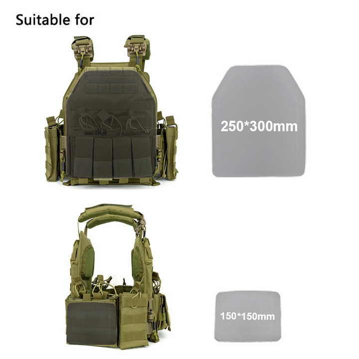 Huasheng Tactical Vest - Durable, Quick Release Molle Plate Carrier