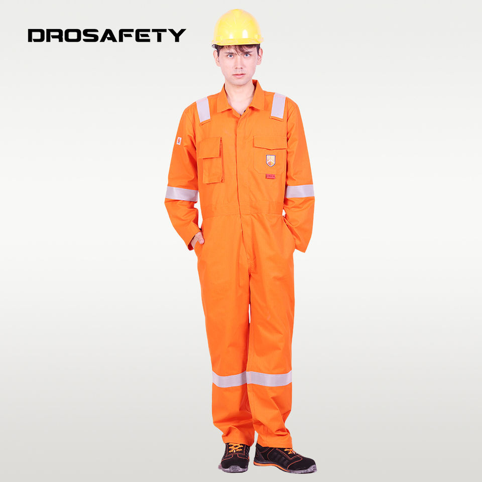 Mining Aramid EN11612 Fire Resistant Work Clothes Safety Reflective ...