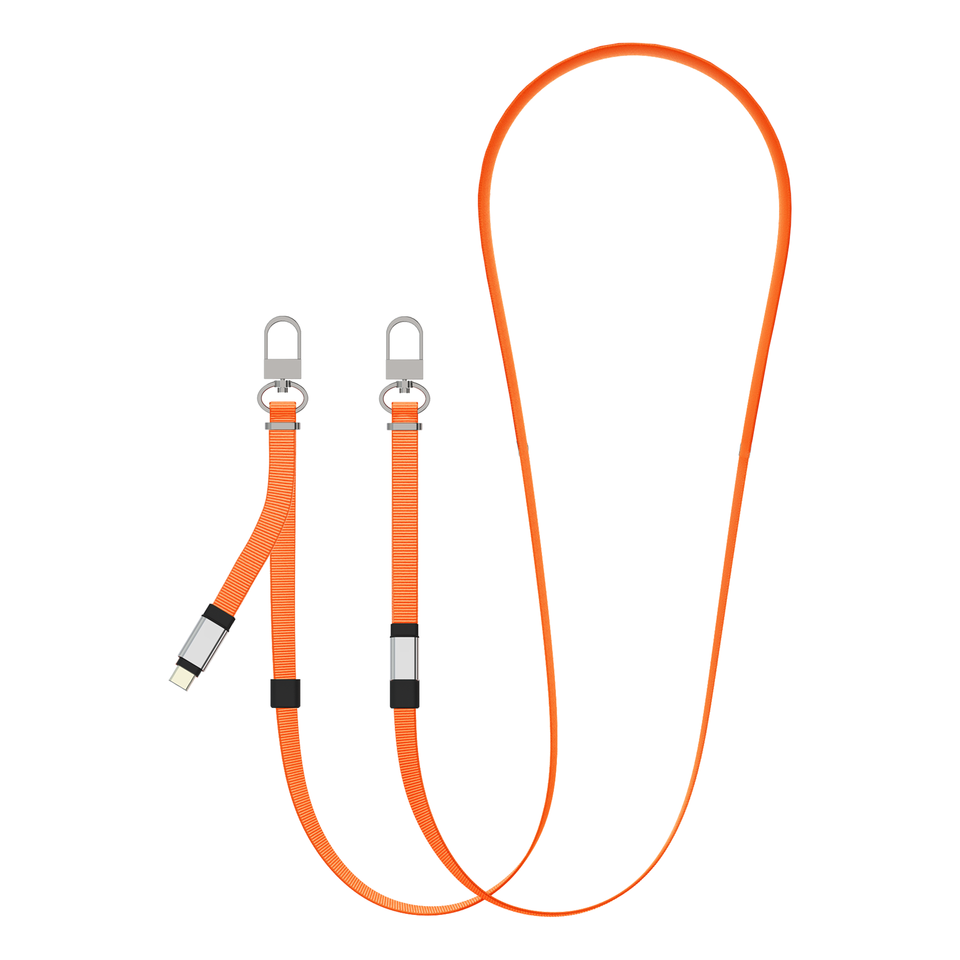 Lanyard 60W USB C to C Phone Super Charging Cable for IP 17 Pro Max ...