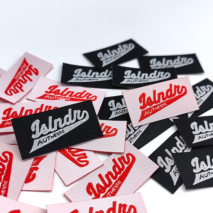 Customized LOGO Clothing Woven Labels - Durable & Versatile