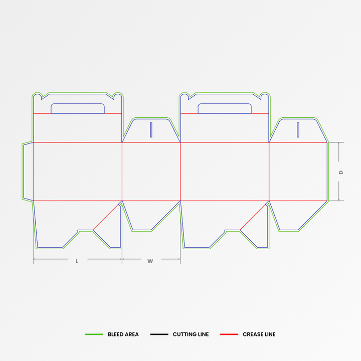 Elegant Custom Eco-Friendly Paper Cake Box with Handle Offset Printing ...