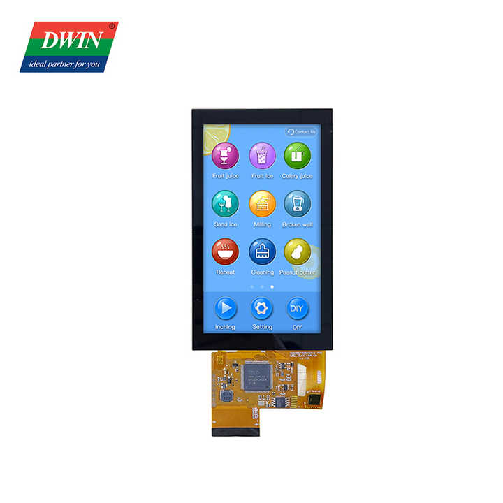 DWIN ücretsiz örnek 5 inç HMI IPS COF yapısı lcd modülü akıllı TFT LCD ...