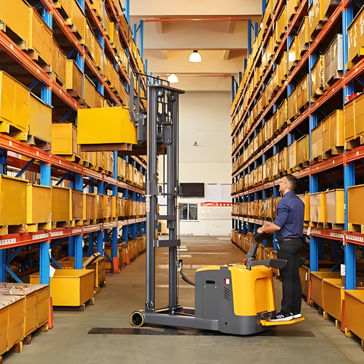 Cold Storage Electric Stacker -20C Operation Lithium-Ion Battery 2300mm ...