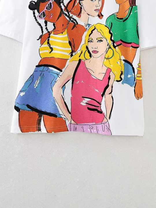 KAR&OT ZA 2024 Summer Women's T-Shirts - Casual & Stylish