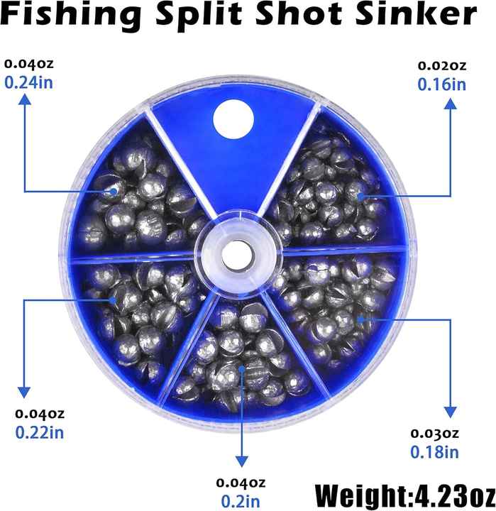 120G Split Shot Fishing Weights Sinkers Fishing Weights and Sinkers ...