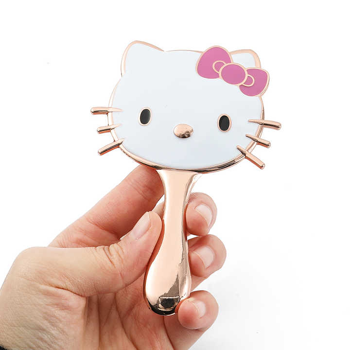 Cute Kawaii Kitty Cat Hand-Held Cosmetic Mirror for Girls