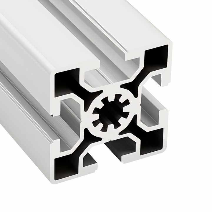 50x50 Aluminium 6063 Silver Anodized T-slot 5050 Aluminum Profile for ...