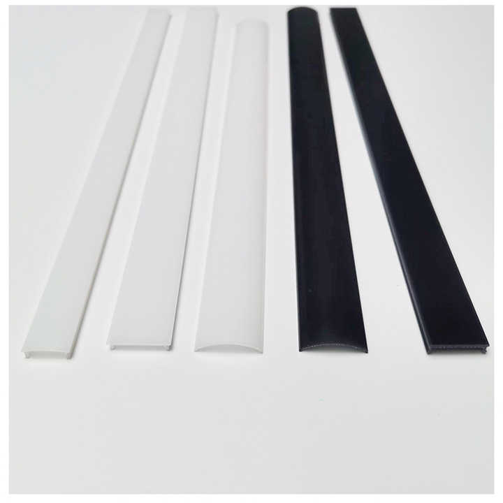 Custom plastic extrusion led light diffuser for tube lamp linear strip ...
