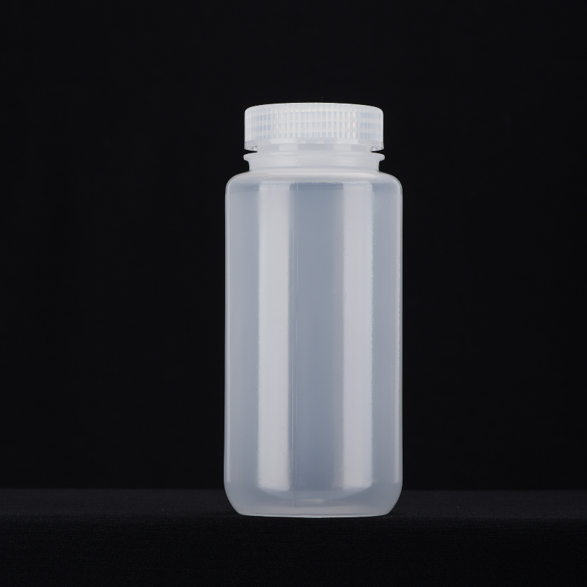 Lab Supplies PP Plastic Reagent Bottles Transparent Wide Mouth Leak ...