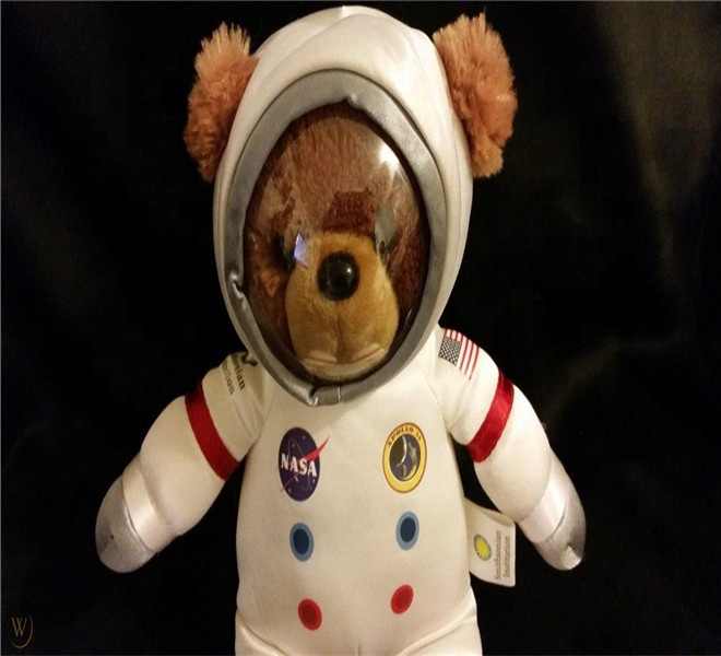 Plush Teddy Bear with Bubble Helmet Astronaut Teddy Bear