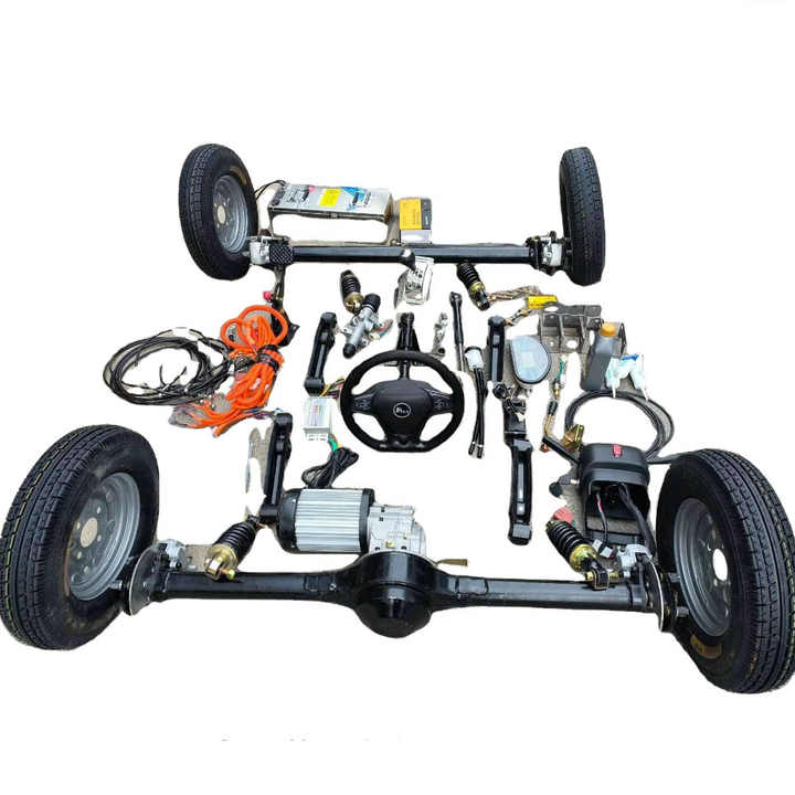 Cheap Chinese Electric Cars - Front 4x4 Minivan Motor